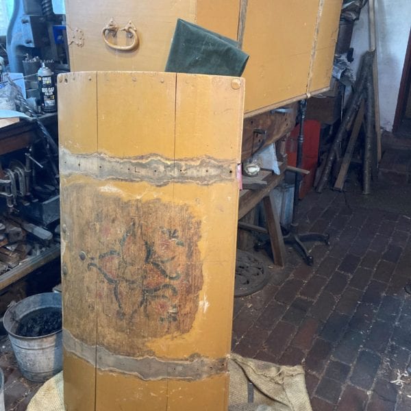 Tom Latané Makes Repairs to Trunk Hardware | Vesterheim Norwegian-American